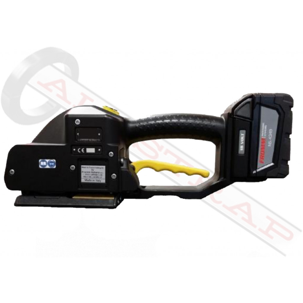 Fromm P328 battery powered tool for plastic strapping