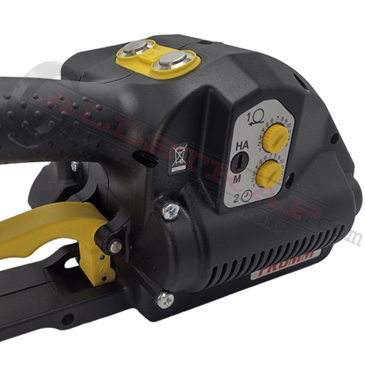 Fromm P328 battery powered tool for plastic strapping