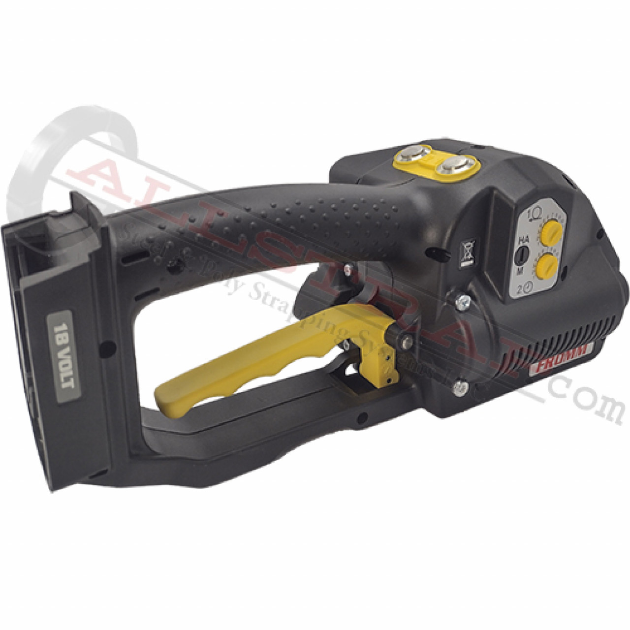 Fromm P328 battery powered tool for plastic strapping